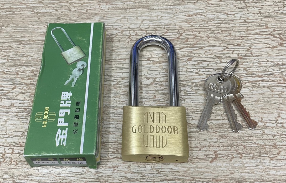 GoldDoor Brass Padlock 50mm (Shackle Clearance 50mm) – WPS